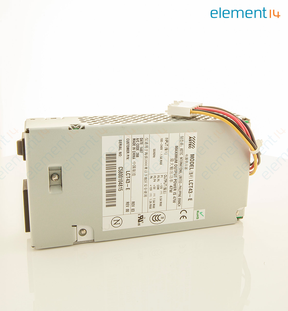 LCT43-E - Artesyn Embedded Technologies - AC/DC Enclosed Power Supply ... LCT43-E - Artesyn Embedded Technologies - AC/DC Enclosed Power Supply ...