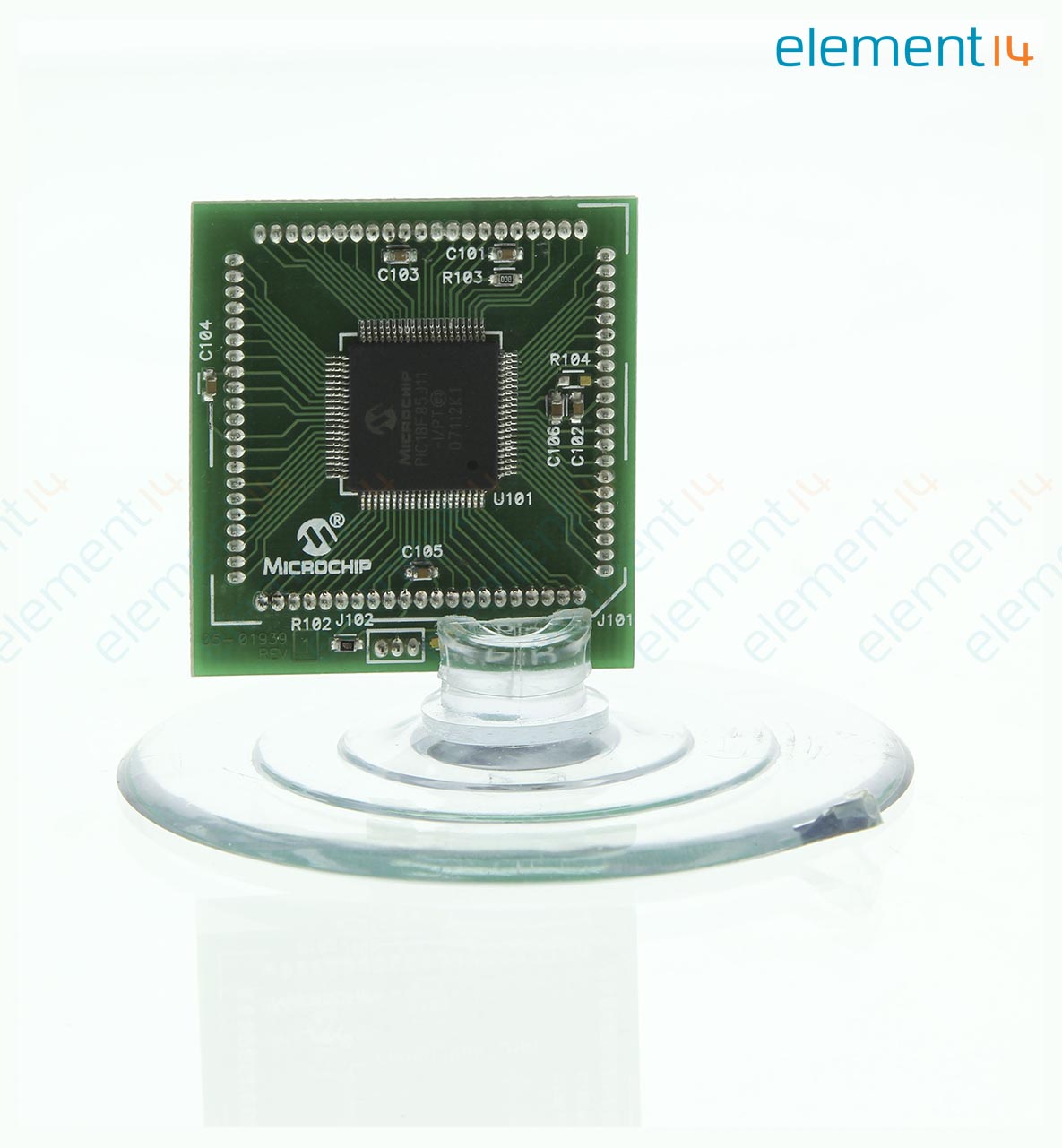 Ma180018 Microchip Plug In Module Pic18f Interfaces Directly To