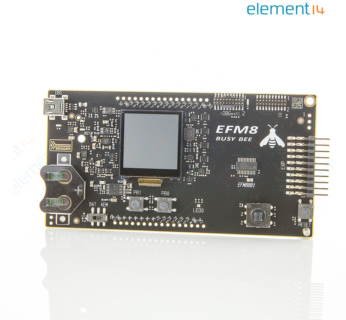 SLSTK2020A Silicon Labs, Development Board, EFM8BB10F8G Busy Bee MCU ... SLSTK2020A Silicon Labs, Development Board, EFM8BB10F8G Busy Bee MCU ...