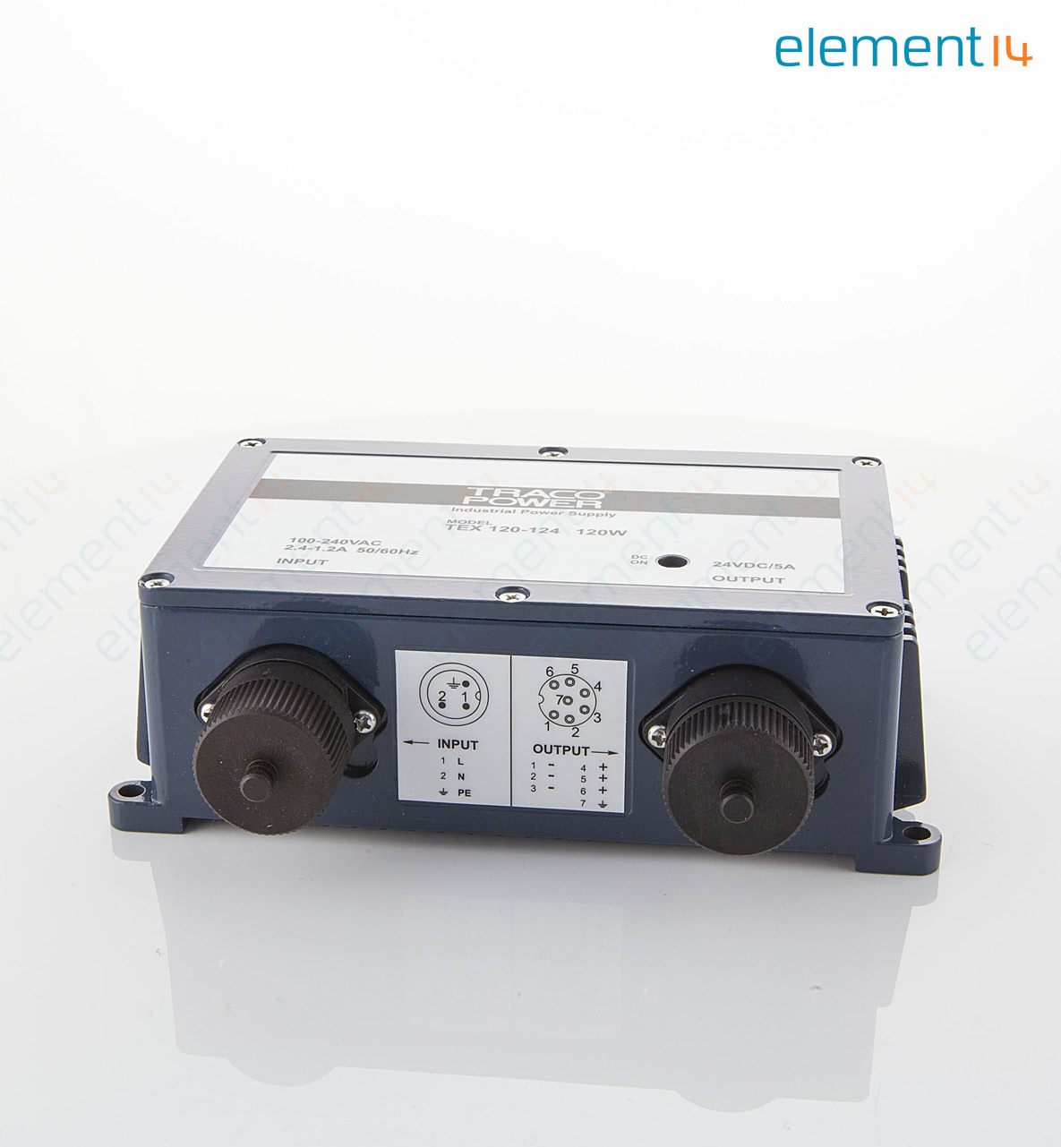 TEX 120-124 - Traco Power - AC/DC Enclosed Power Supply, Fixed, 85 V TEX 120-124 - Traco Power - AC/DC Enclosed Power Supply, Fixed, 85 V